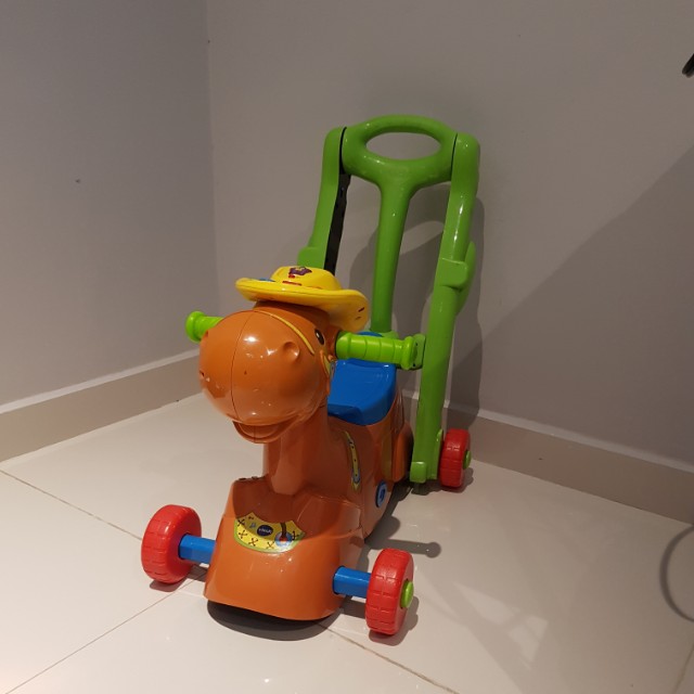 VTech 2-in-1 Smart Ride-on Rocker, Babies & Kids, Infant Playtime on ...