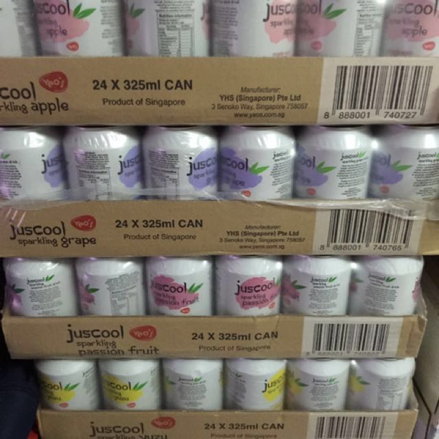 YEO's JusCool can drinks- 1 carton, Food & Drinks, Beverages on Carousell