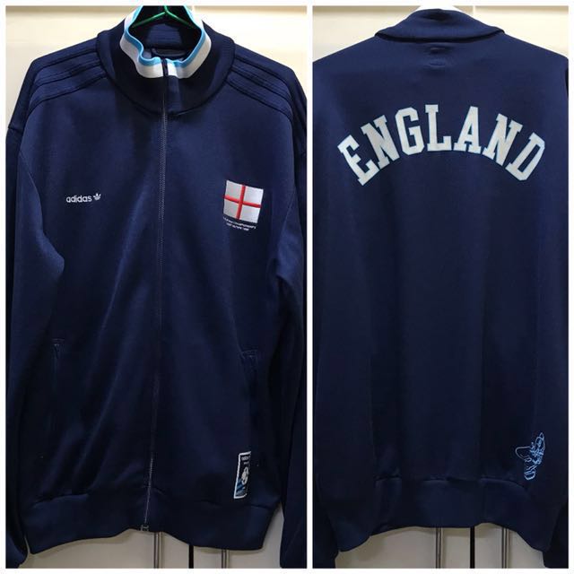 Authentic Adidas England Jacket XL, Men's Fashion, Coats, Jackets and ...
