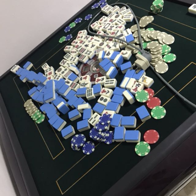 Automatic mahjong table, Furniture & Home Living, Furniture, Tables ...