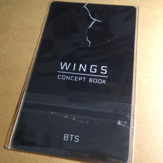 BTS Wings Concept Book Lenticular Photocard (V Taehyung Version), Entertainment, K-Wave on Carousell