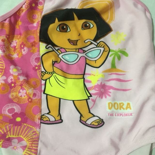Dora Bathing Suit, Babies & Kids, Babies & Kids Fashion on Carousell