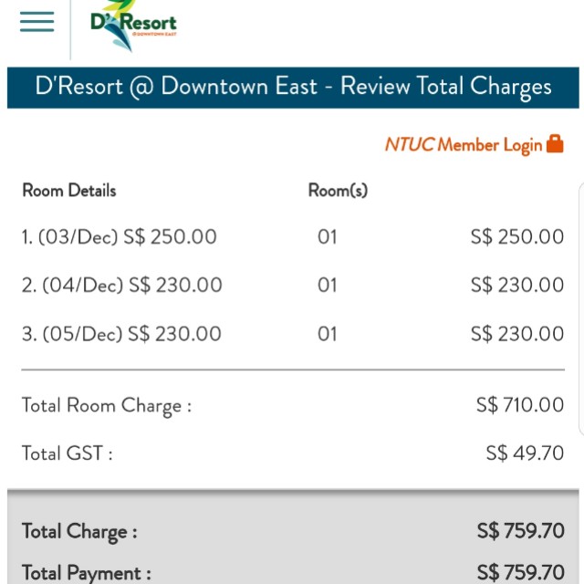 D'RESORT CHALET BEACH COVE DRESORT @ DOWNTOWN EAST PASIR RIS D RESORT ...