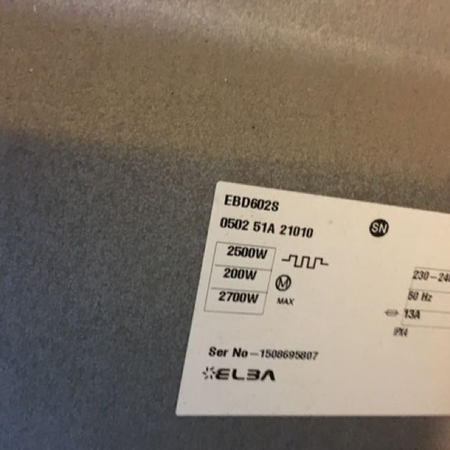 Elba clothes dryer EBD602S, TV & Home Appliances, Washing Machines and ...