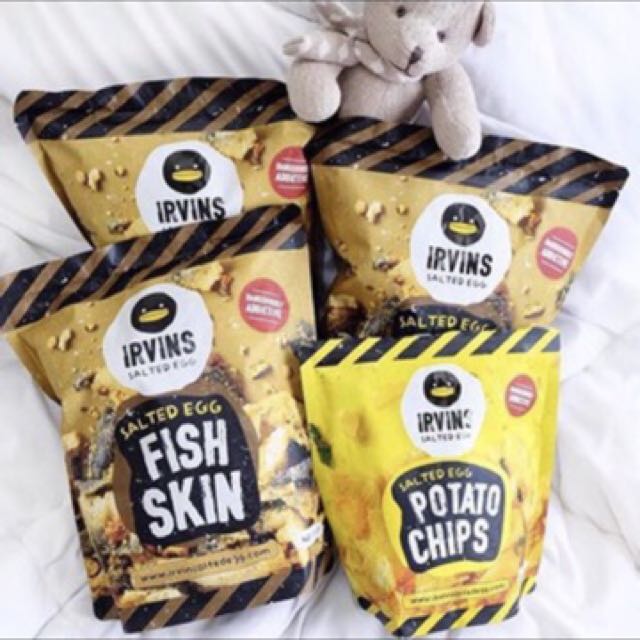 Irvins salted egg fish skin/potato chips, Food & Drinks, Homemade Bakes ...