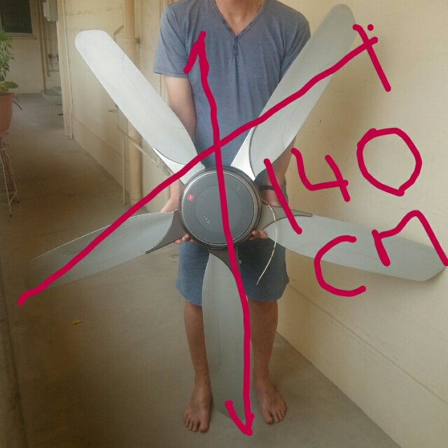 Ceiling fan - KDK K15Y2, 5 blade, 5 speed with "1/f Yuragi" air ...