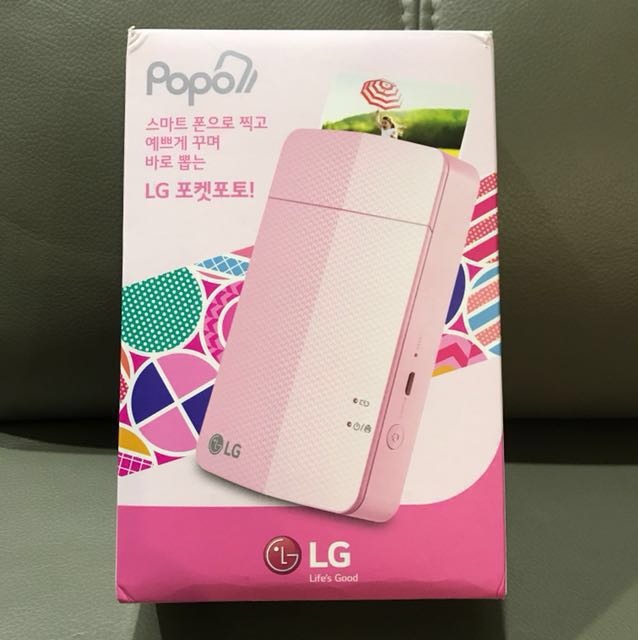 LG pocket photo printer PD251 (Include 50 photos), Computers & Tech ...