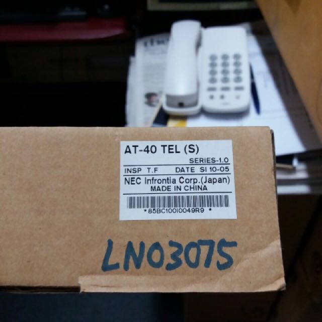 NEC AT-40 Single Line Telephone, Audio, Other Audio Equipment on Carousell
