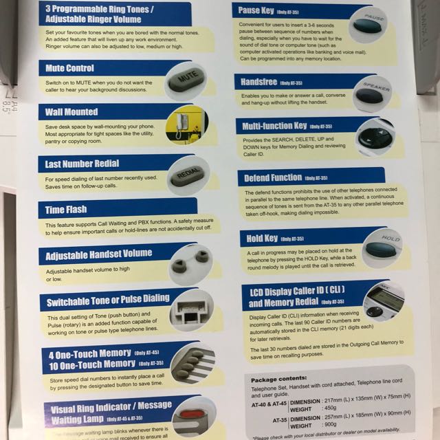 NEC AT-40 Single Line Telephone, Audio, Other Audio Equipment on Carousell