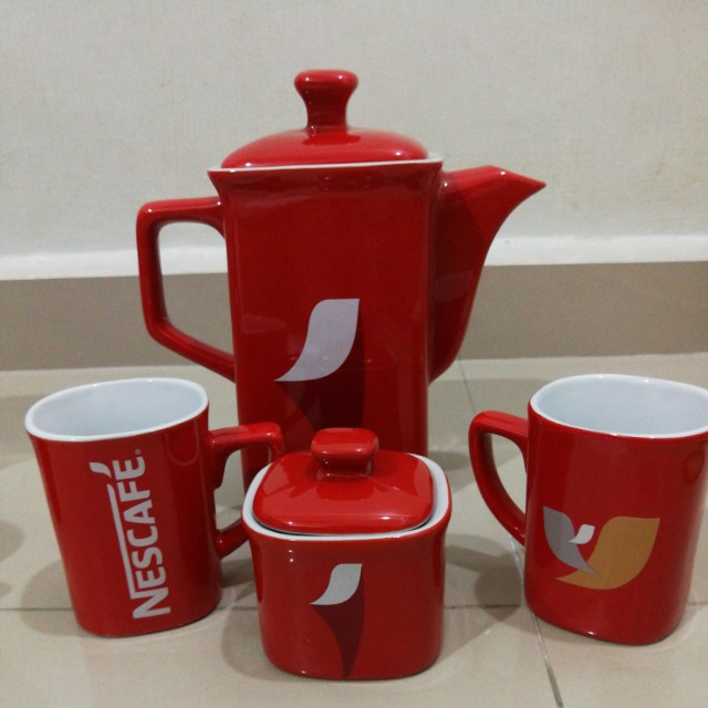 Nescafe teapot set $15 per set, TV & Home Appliances, Kitchen ...