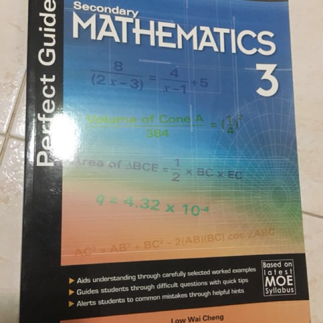 Perfect Guide for E Maths Secondary 3 (Assessment book), Hobbies & Toys ...