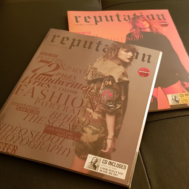 Taylor Swift Reputation Magazine and CD, Hobbies & Toys, Music & Media ...
