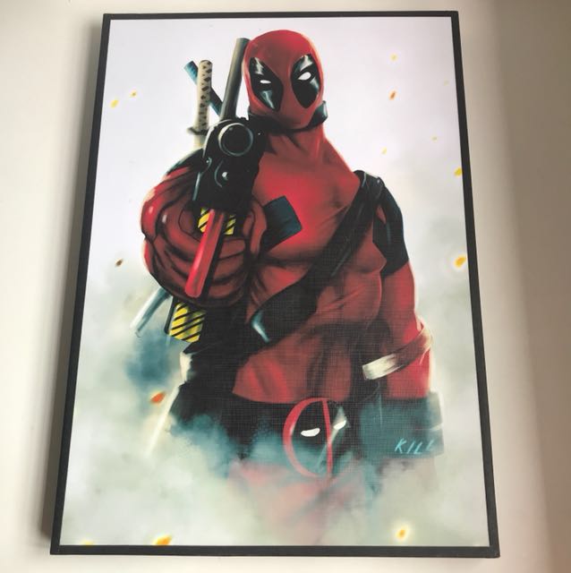 Deadpool frame, Furniture & Home Living, Home Decor, Frames & Pictures ...
