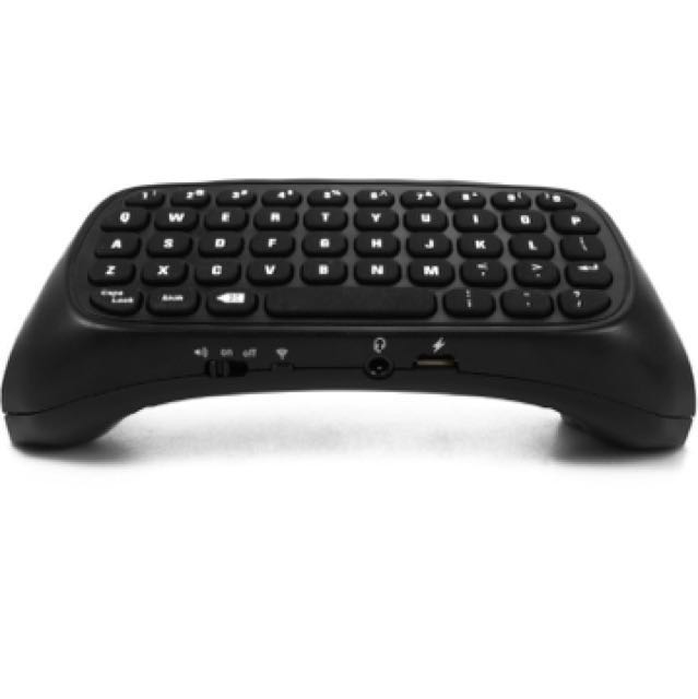 DOBE PS4 Mini 2.4G Wireless Keyboard Chatpad for PlayStation 4 PS4 ...