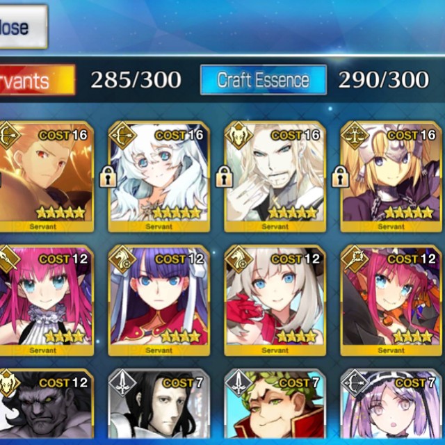 FGO NA 4 SSR acc, Video Gaming, Gaming Accessories, Game Gift Cards ...