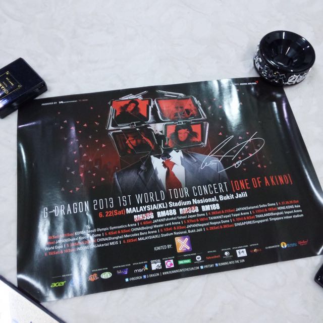 GD G-Dragon Poster #SemuaRM5, Hobbies & Toys, Collectibles ...