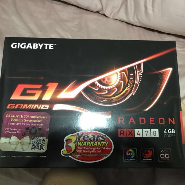 Gigabyte rx470 radeon 4gb, Computers & Tech, Desktops on Carousell
