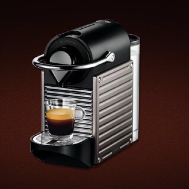 Nespresso Pixie Electric Red/Titan (New), TV & Home Appliances, Kitchen ...