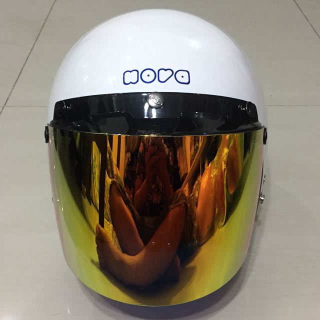 Nova Jipang Helmet, Motorcycles, Motorcycle Apparel on Carousell