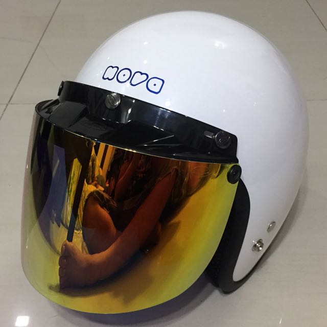 Nova Jipang Helmet, Motorcycles, Motorcycle Apparel on Carousell