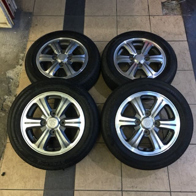 Original sports rim iriz 14 inch tayar 70% ori itu macho, Auto ...