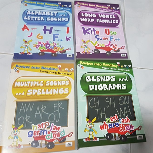 Preloved Rocket into Reading 4 CDs, Hobbies & Toys, Music & Media, CDs ...