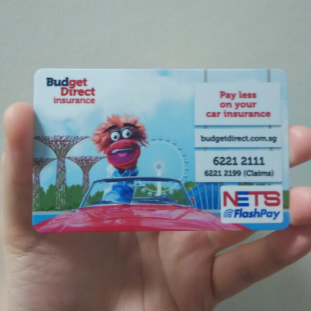 *Rare* Budget Direct Insurance NETS FlashPay Ezlink Card (Brand New ...