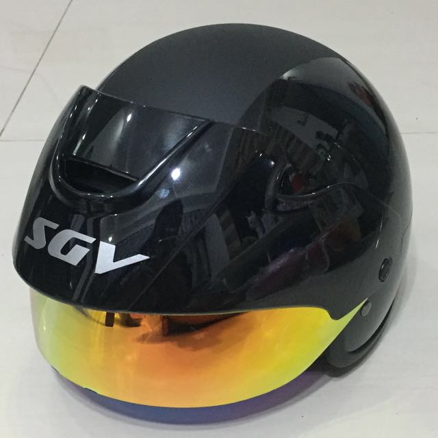 Sgv Cruiser Helmet (Suitable for Tudung User), Motorcycles, Motorcycle ...