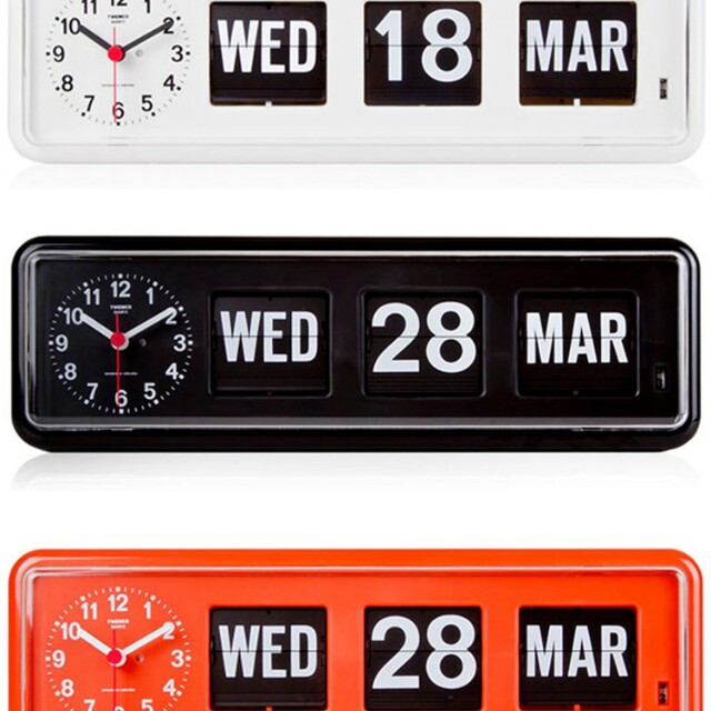 Twemco Perpetual Calendar Clock, Furniture & Home Living, Home Decor ...