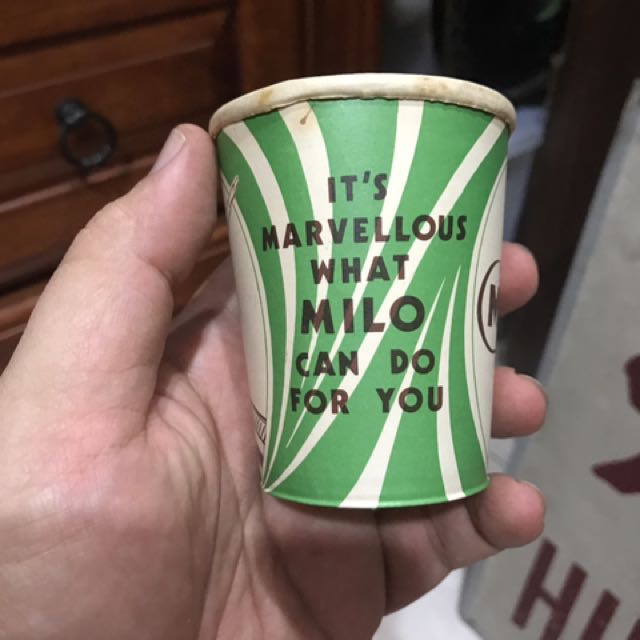 Vintage Milo Paper Cup, Hobbies & Toys, Collectibles & Memorabilia ...