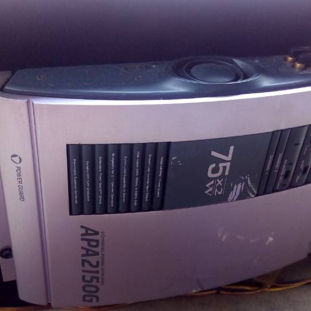 Addzest/clarion 2ch power amplifier, Auto Accessories on Carousell