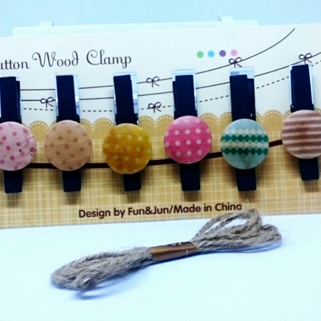 Button Wood Clamp, Hobbies & Toys, Stationary & Craft, Craft Supplies ...