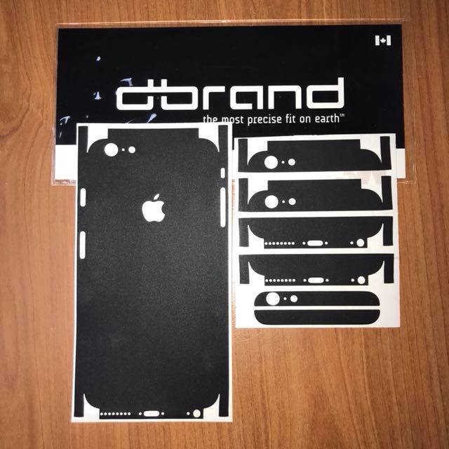 dbrand Skin iPhone 6/6s Plus Matte Black (Back+Upper/Lower), Mobile ...