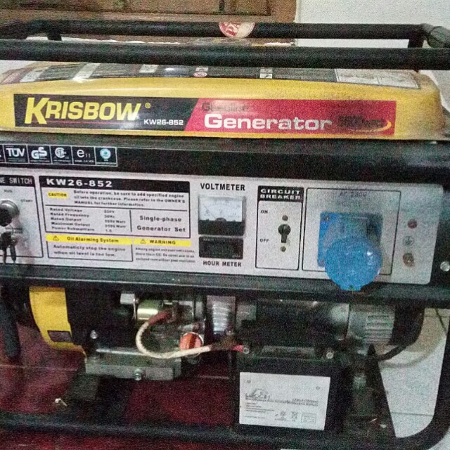 Genset Krisbow 5500 watt, Elektronik, Lainnya di Carousell Genset Krisbow 5500 watt, Elektronik, Lainnya di Carousell