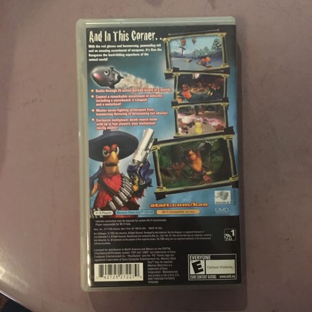 Kao Challengers (PSP UMD), Video Gaming, Video Games, PlayStation on ...