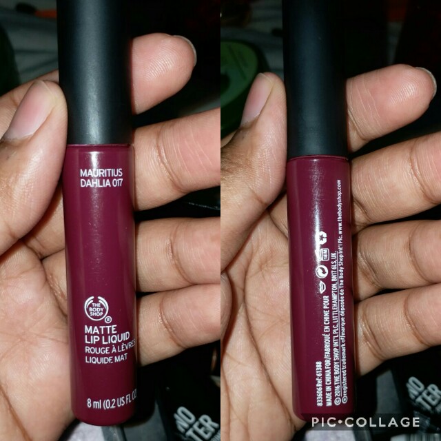 Matte Lip Liquid ( Mauritius Dahlia ) from Body Shop, Beauty & Personal ...