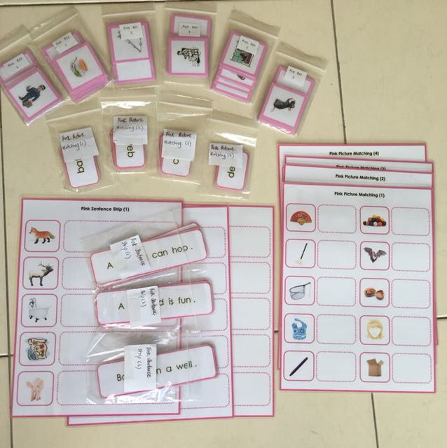 Montessori Phonics Pink Series, Hobbies & Toys, Books & Magazines ...
