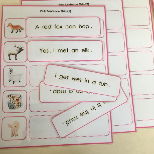 Montessori Phonics Pink Series, Hobbies & Toys, Books & Magazines ...