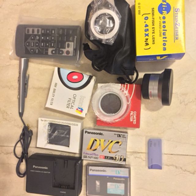 PANASONIC NV-GS120 CAMCORDER 3CCD MINI DV DIGITAL TAPE VIDEO CAMERA ...