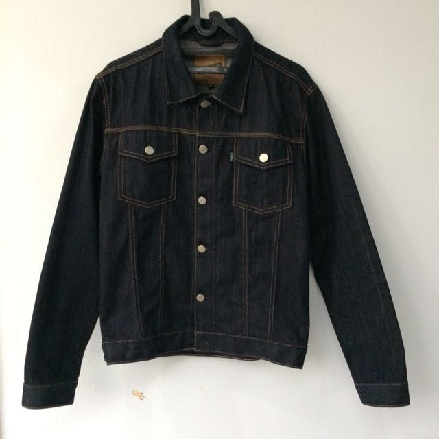 Pmp denim jacket, Fesyen Pria, Pakaian di Carousell