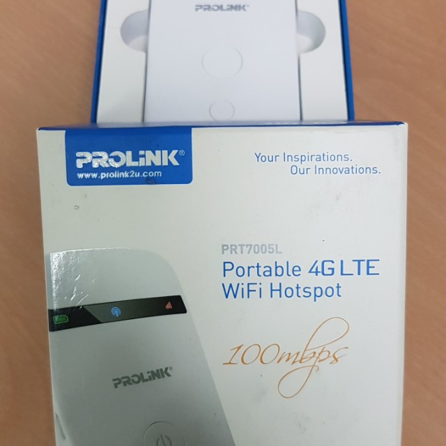 Prolink portable 4G LTE wifi hotspot 100Mbps, Mobile Phones & Gadgets ...