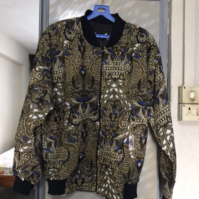 Batik Jacket, Men's Fashion, Tops & Sets, Hoodies on Carousell