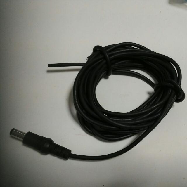 DC Plug With 4 Meter Cable, Computers & Tech, Parts & Accessories ...