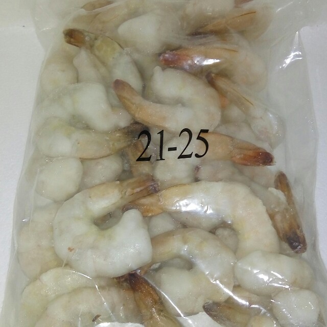 Frozen De-Shelled Prawn with Tail, Food & Drinks, Chilled & Frozen Food ...