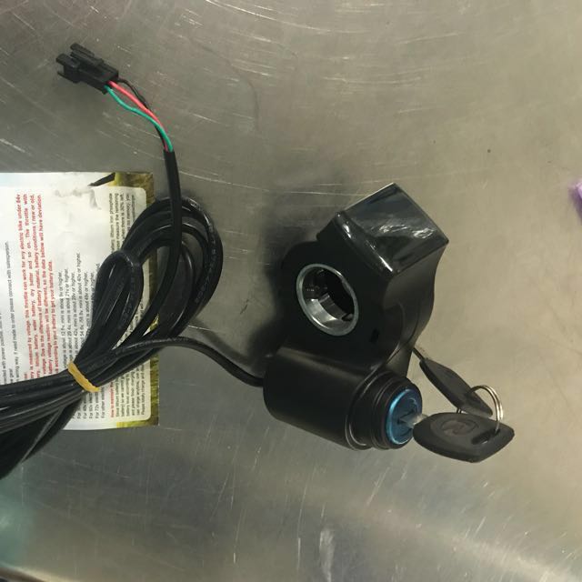 Key Ignition Switch With Voltmeter For Electric Scooter, Escooter ...