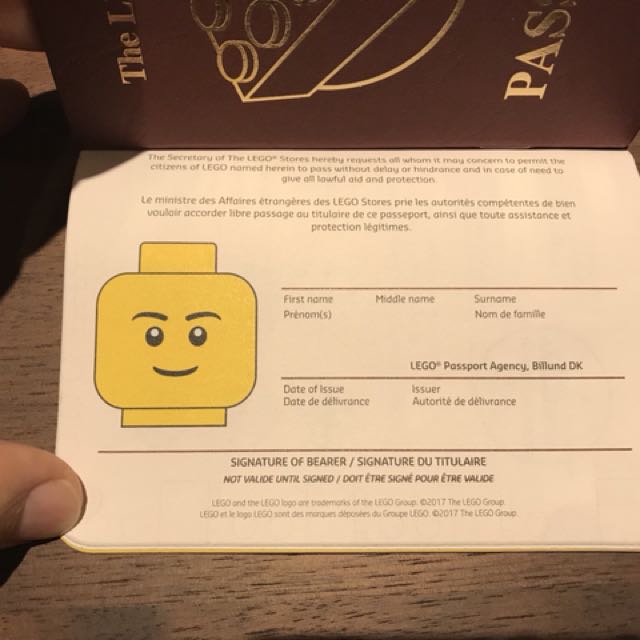 Lego Passport from London Leicester Store, Hobbies & Toys, Toys & Games ...