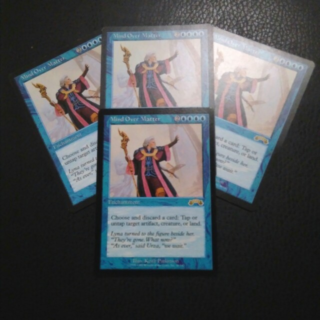 Mind over Matter (MtG card game, Exodus, Rare), Hobbies & Toys, Toys ... Mind over Matter (MtG card game, Exodus, Rare), Hobbies & Toys, Toys ...