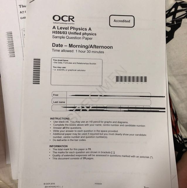 OXFORD CAMBRIDGE (OCR) PAPERS, Hobbies & Toys, Books & Magazines ...