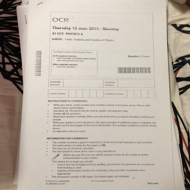 OXFORD CAMBRIDGE (OCR) PAPERS, Hobbies & Toys, Books & Magazines ...