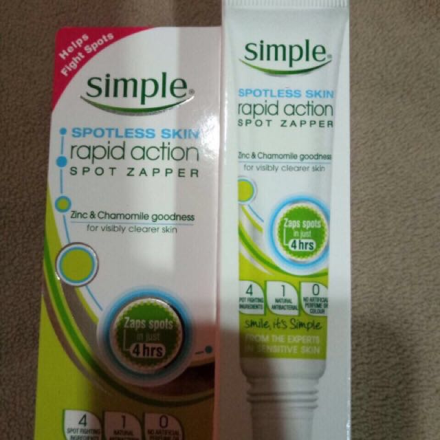 Simple Spotless Skin, Kesehatan & Kecantikan, Kulit, Sabun & Tubuh di ...